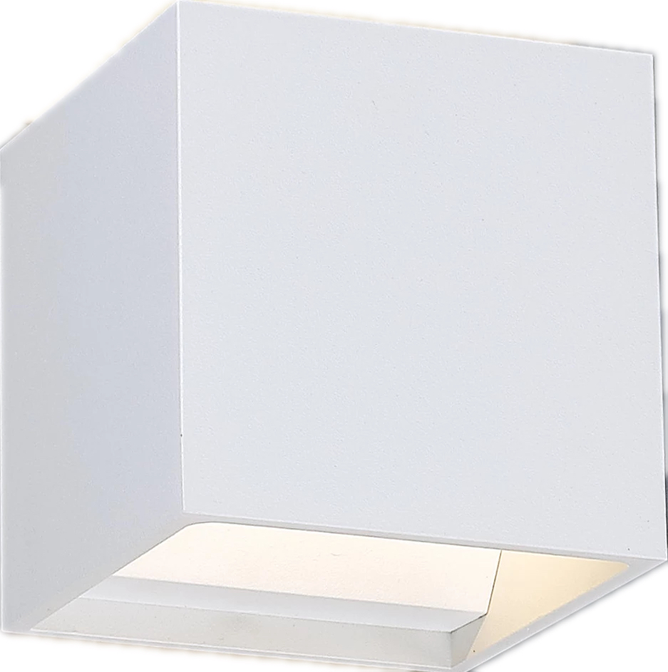 COBY SQUARE COB 6W Matt White Surface mounted Wall light – LLD-COBY-WHT ...