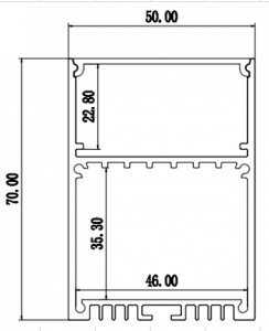 3M Linear Black/White Extrusion 50x70mm-LLE.5070-3-BLK/WHT - Lights ...