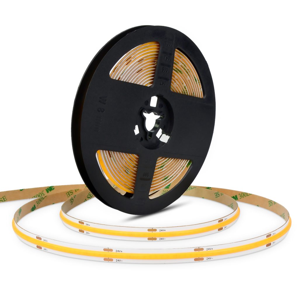 12V LED COB Strip 10W Per Meter – IP20-3000K – LLSTR.COBWW320.12.IP20 - Lights & Lamps Australia